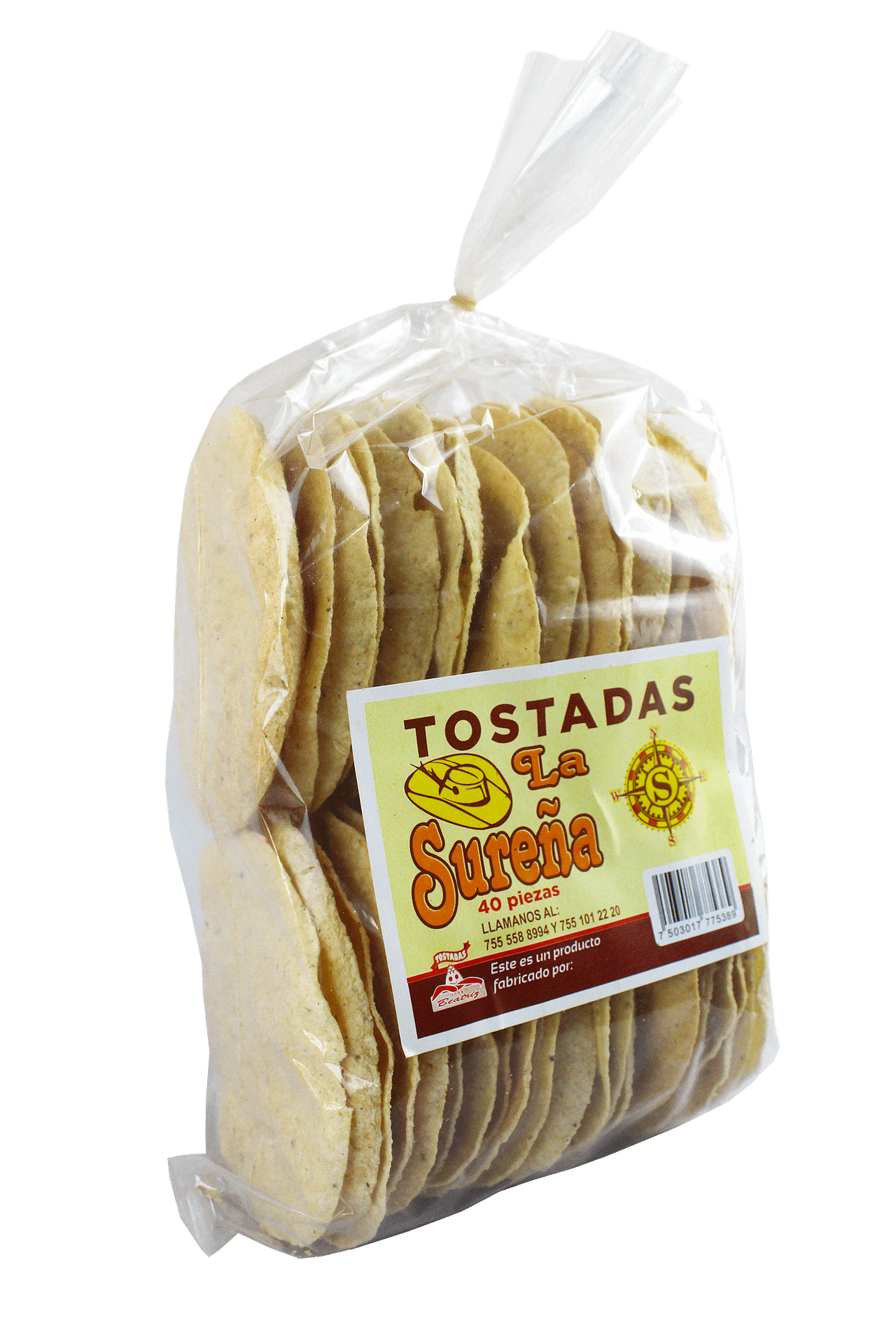 Tostadas Sureñas 40 Pz. - Industrias Doña Beatriz
